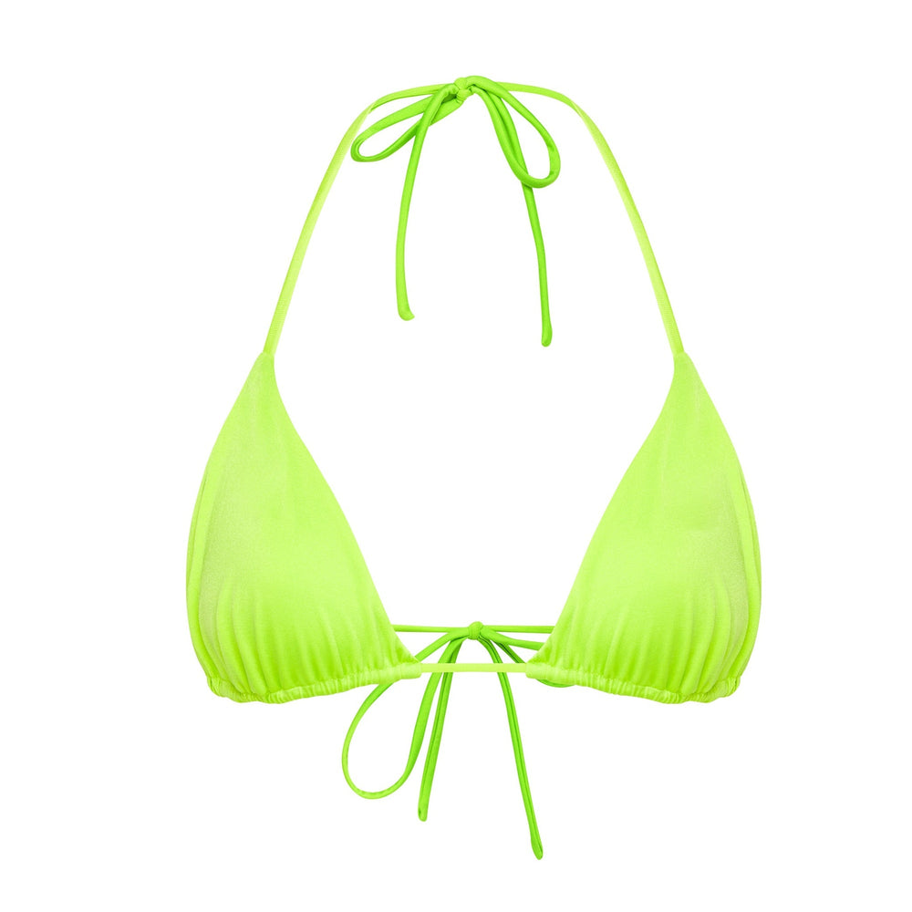 Lime Green Triangle Top – Xandra Swimwear